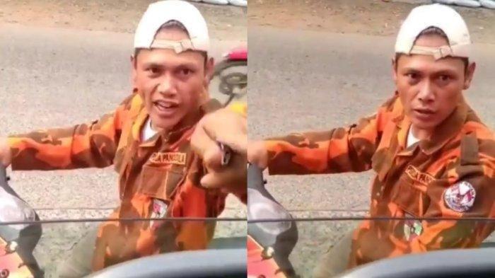 Viral Di Sosmed Video Pria Berbaju Ormas Di Bogor Palak Sopir Truk