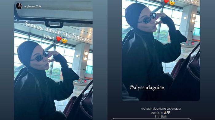 Berhijab Jelang Nikahi Al Ghazali, Alyssa Daguise Umrah, Calon Mantu ...