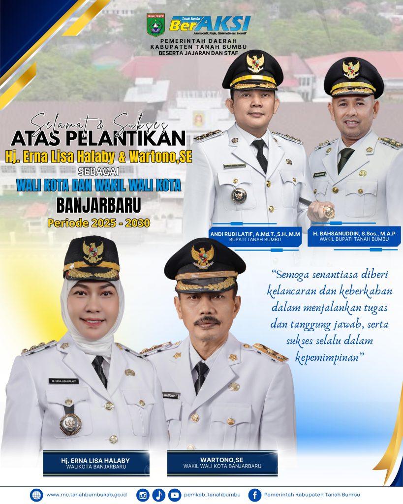 Bupati Andi Rudi Latif Sampaikan Selamat untuk Wali Kota dan Wakil Wali ...