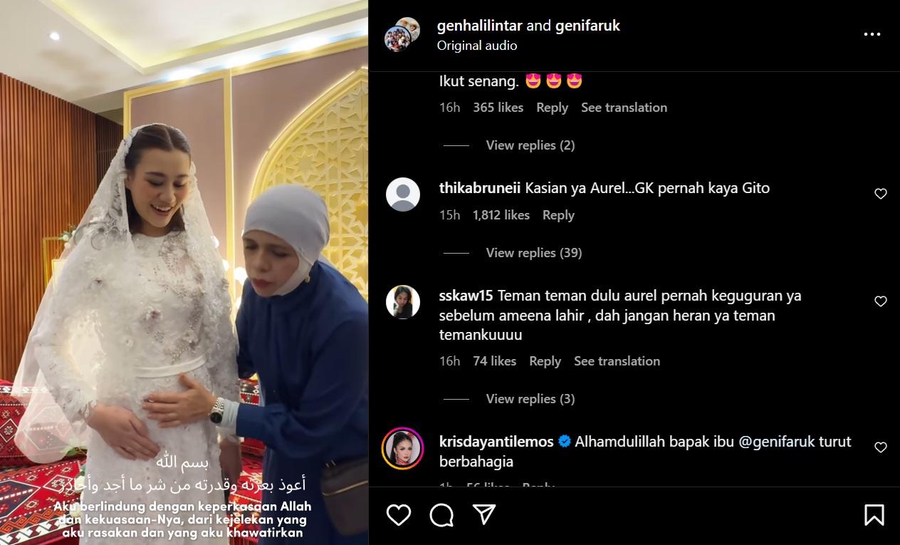 Cara Geni Faruk Usap Perut Hamil Aaliyah Massaid Tuai Sorotan, Aurel Hermansyah Ikut Terseret ...