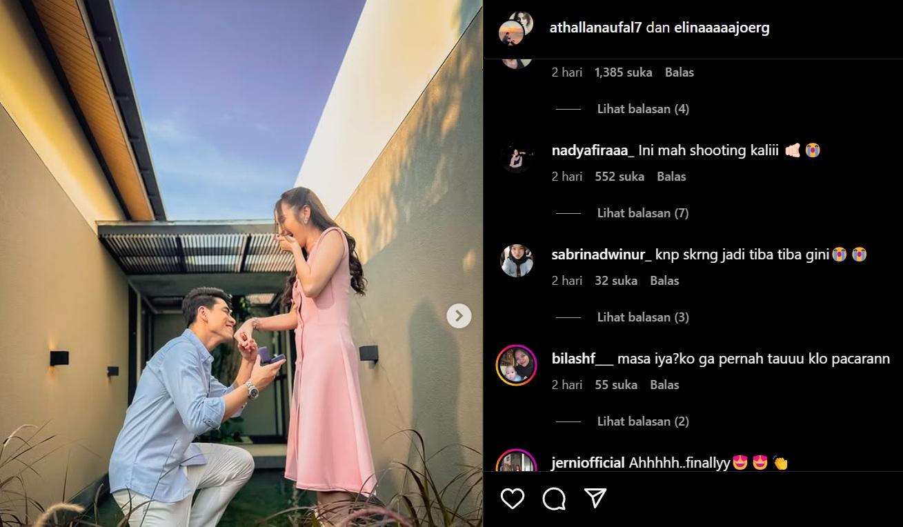 Lamaran Athalla Naufal pada Elina Joerg Picu Tanda Tanya, Jejak Digital ...