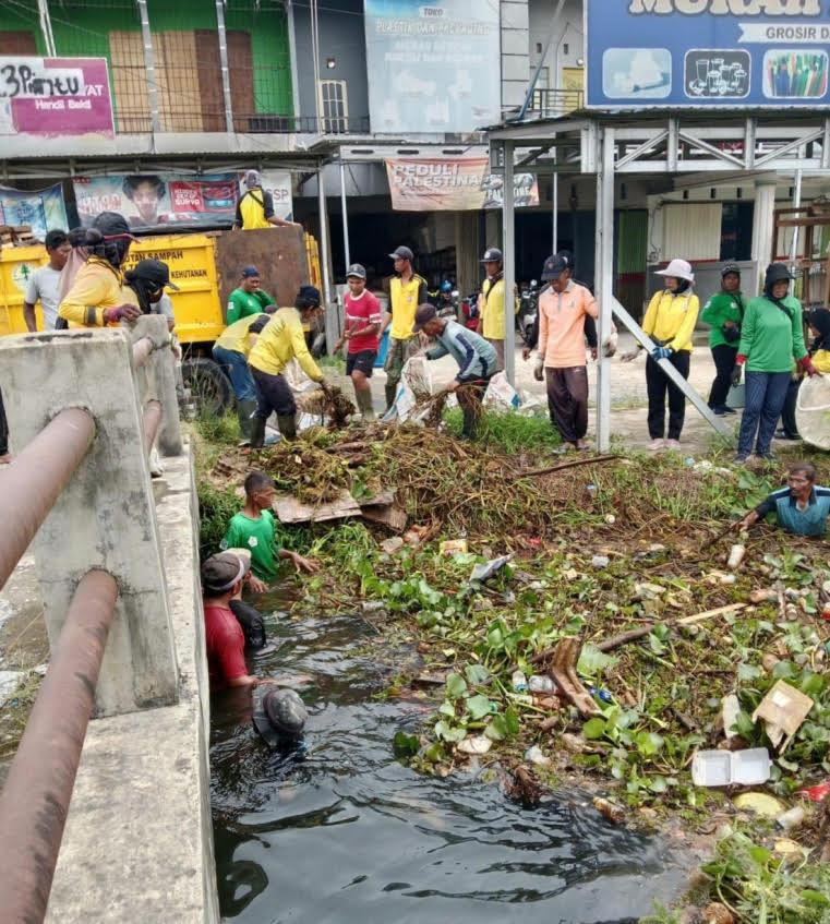 Pasca Penertiban PKL di Handil Bakti Batola, Pasukan Bahalap Turun ...