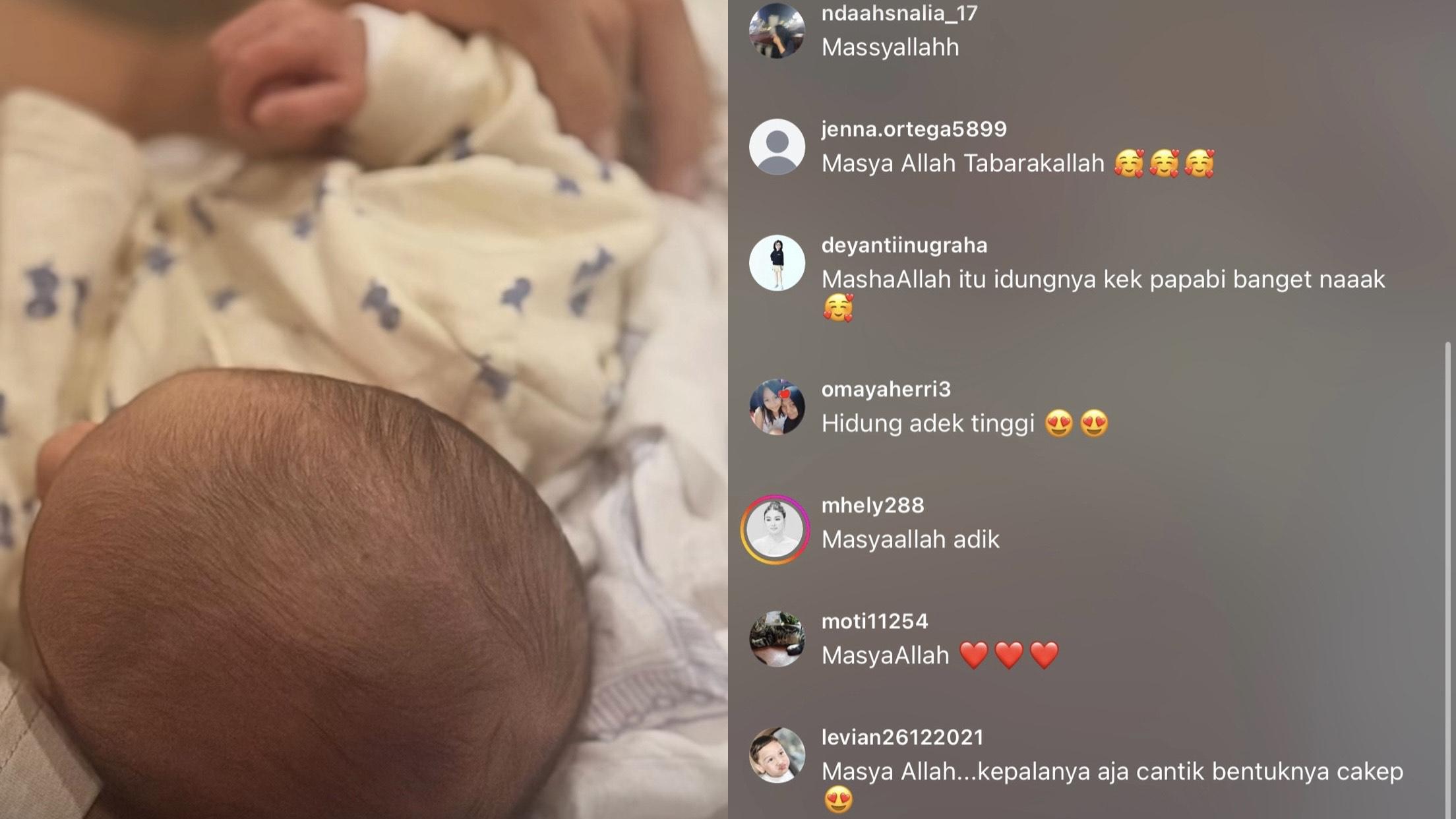 Wajah Bayi Lesti Kejora Akhirnya Sudah Terlihat, Hidung Putri Rizky Billar Jadi Sorotan ...