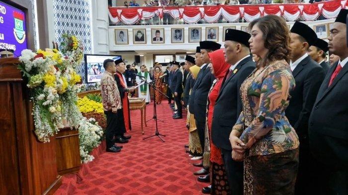 55 Celeg DPRD Kabupaten Tangerang Terpilih 2024 Resmi Dilantik, Muhamad Amud Jadi Ketua ...