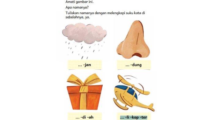 Kunci Jawaban Bahasa Indonesia Aku Bisa Kelas 1 Edisi Revisi: Amati ...