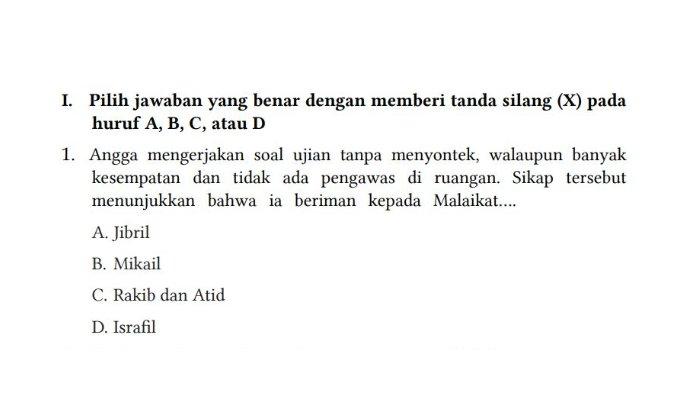 KUNCI JAWABAN PAI Kelas 7 Kurikulum Merdeka Halaman 168 Angga ...