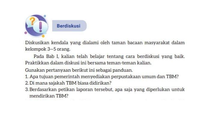KUNCI JAWABAN Bahasa Indonesia Kelas 9 Kurikulum Merdeka . . . yang Diperlukan untuk Mendirikan ...