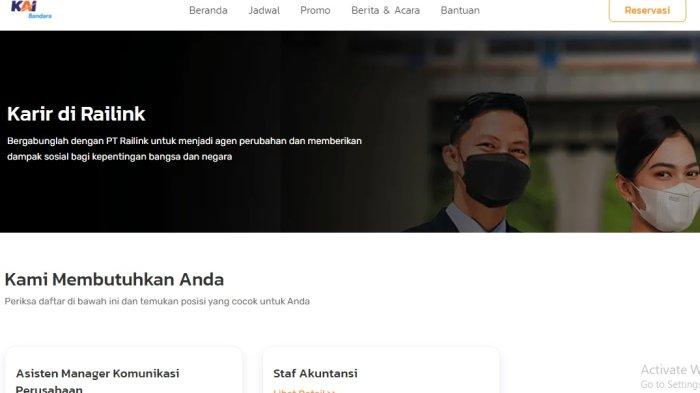 Lowongan Kerja PT Railink KAI Bandara, Dibuka untuk Lulusan S1, Berikut Syarat hingga Link ...