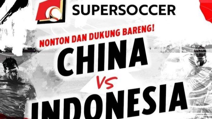 Indonesia vs China Tayang di Mana, Ini Cara Nonton Kualifikasi Piala Dunia 2026 di HP dan Laptop ...