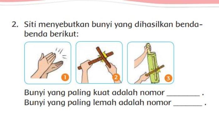 KUNCI JAWABAN Tema 7 Kelas 2 SD Halaman 12 13, Tentukan Bunyi yang ...