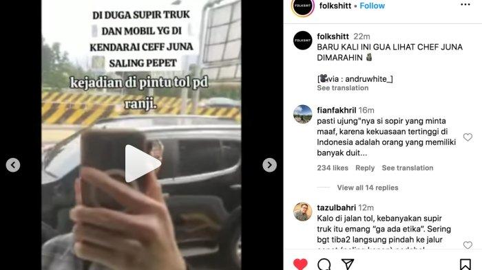 Ini Komentar Chef Juna Soal Adu Mulut dengan Sopir Truk: Ceritanya ...