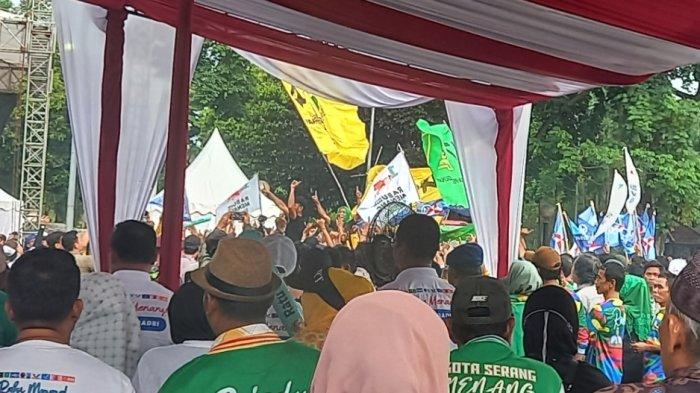 Deklarasi Pilkada Damai di Kota Serang Diwarnai Banyak Kibaran Atribut ...