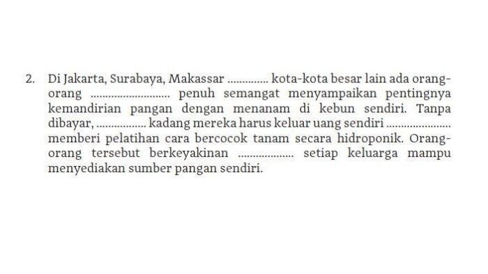 KUNCI JAWABAN Bahasa Indonesia Kelas 11 Kurikulum Merdeka . . Paragraf di Bawah Ini dengan ...