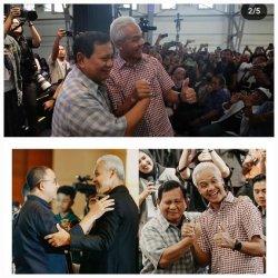Prabowo dan Ganjar Saling Balas Unggah Foto, Ganjar Juga Sertakan Momen Akrab dengan Anies ...