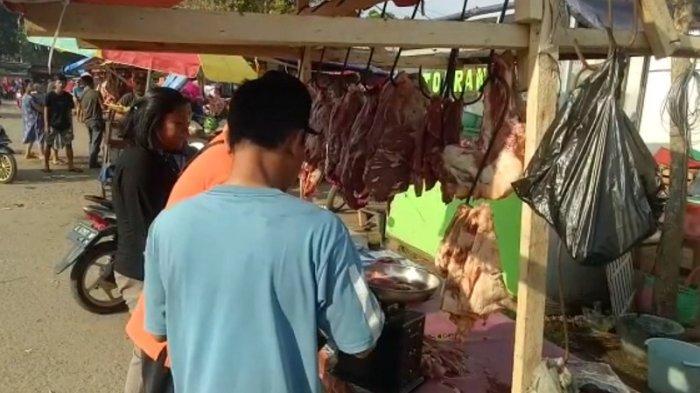 Harga Daging Sapi Naik, Pasar Sampay di Lebak Tetap Diserbu Pembeli Sebelum Puasa Ramadan ...