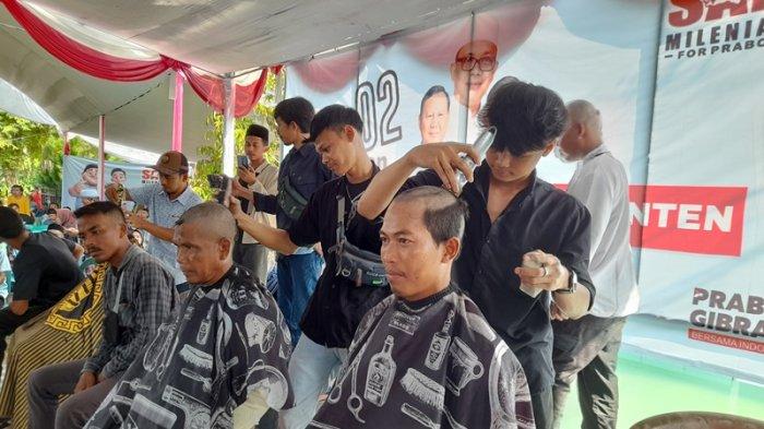 Pendukung Prabowo-Gibran di Serang Cukur Gundul Bertulis 2, Ini Cerita ...