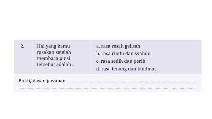 Kunci Jawaban Bahasa Indonesia Kelas 10, Hal yang Kamu Rasakan Setelah ...