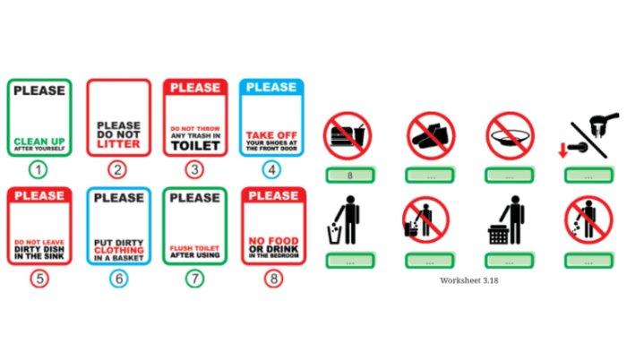 Kunci Jawaban Bahasa Inggris Kelas 7 Write The Number of The Sticker ...