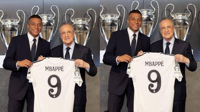Presiden Real Madrid Resmi Perkenalkan Kylian Mbappe Sebagai Pemain Baru - Halaman all ...