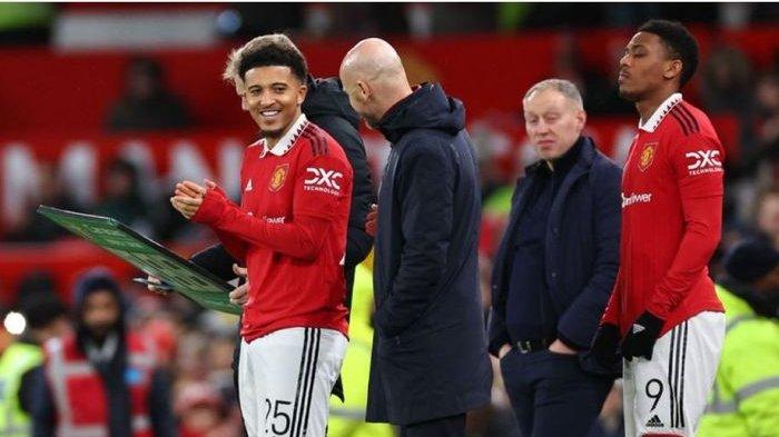 Liga Inggris 2023: Jadon Sancho Jadi Korban Tangan Besi Erik Ten Hag di Manchester United ...