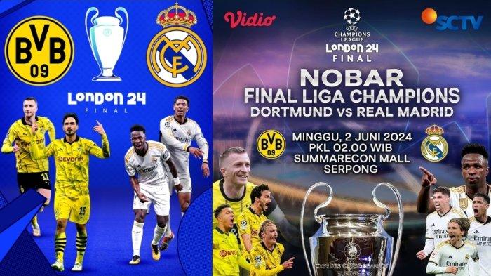 Tempat Nobar Final UCL Real Madrid vs Dortmund di Tangerang: Ini ...
