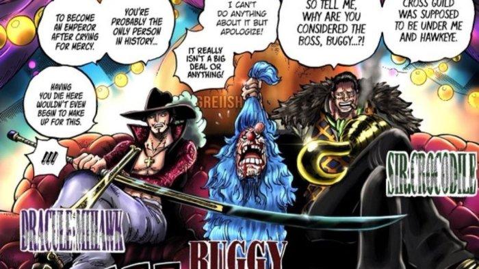 Spoiler One Piece 1083: Terhasut Buggy, Crocodile dan Mihawk Tertarik ...