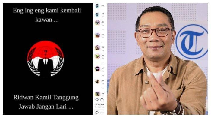 Akun Instagram Ridwan Kamil Diduga Kena Hack, Unggah Pesan 'Tanggung Jawab Jangan Lari ...