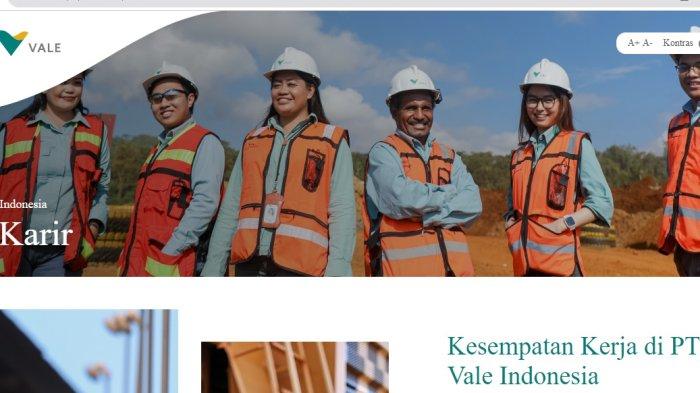 Segera Daftar Lowongan Kerja PT Vale Indonesia Dibuka untuk Lulusan D3 dan S1, Ini Syarat ...