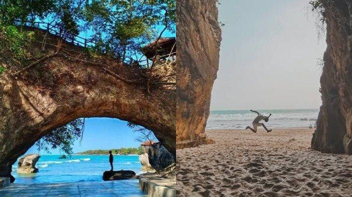 Pantai Karang Bolong di Anyer vs Pantai Goa Langir di Sawarna, Mana ...