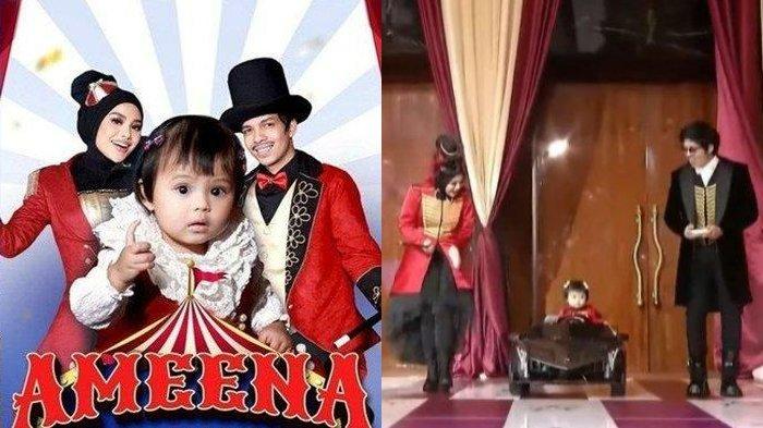 Pesta Ulang Tahun Ameena Digelar Meriah dan Tayang di Satsiun TV, Anak ...