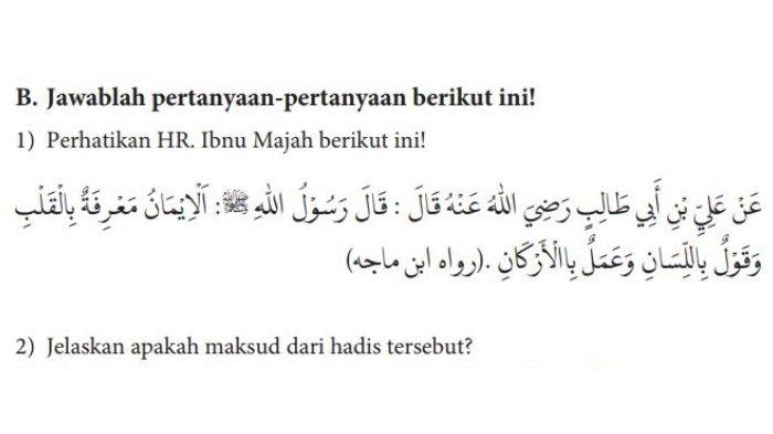 KUNCI JAWABAN PAI Kelas 10 Kurikulum Merdeka Halaman 57, Perhatikan HR Ibnu Majah Berikut Ini ...