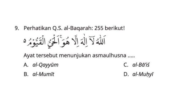 Kunci Jawaban PAI Kelas 5 SD Kurikulum Merdeka Halaman 53, Perhatikan QS Al-Baqarah: 255 Berikut ...