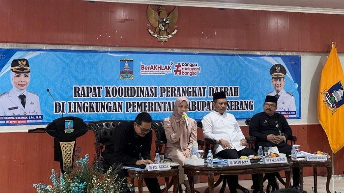 Bupati Serang Ratu Zakiyah Kumpulkan Pejabat Eselon II, Bahas Program Unggulan 100 Hari Kerja ...