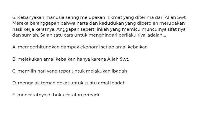 KUNCI JAWABAN PAI Kelas 10 Kurikulum Merdeka, Salah Satu Cara untuk ...