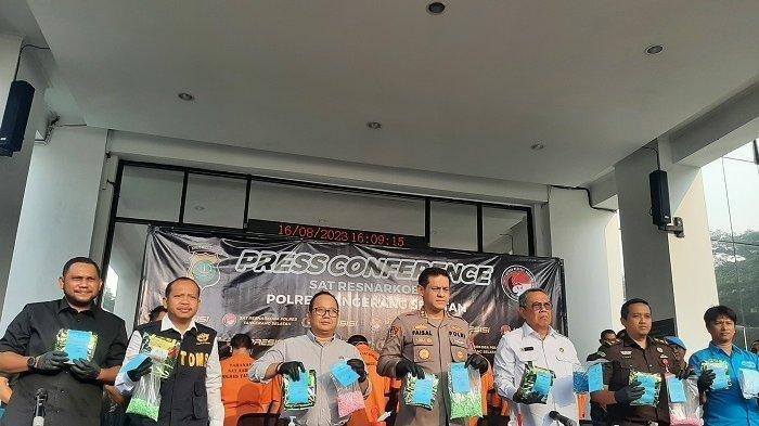 Bongkar Kasus Narkotika Senilai Rp 10 M, Polres Tangsel Tetapkan 15 Orang Jadi Tersangka ...