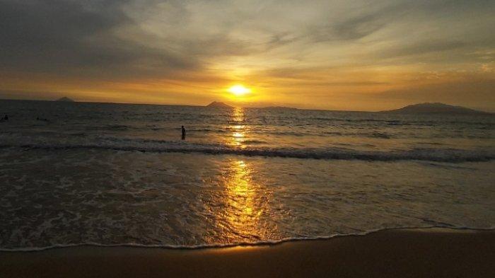 Wisata Banten: Menikmati Suasana Senja yang Indah di Kawasan Pantai Anyer-Carita - Tribunbanten.com