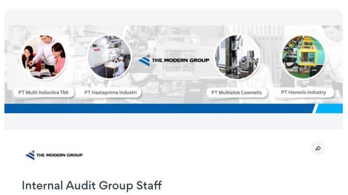 Dibuka Dibuka Lowongan Kerja The Modern Group Serang Posisi Company ...