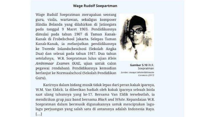 Kunci Jawaban Bahasa Indonesia Kelas 10 Halaman 214, Teks Biografi Wage ...