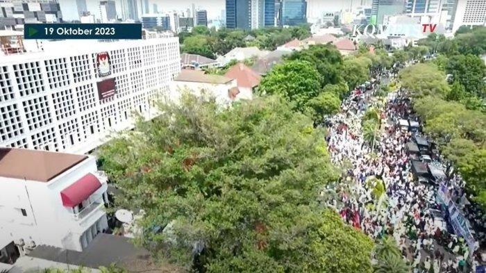 Diantarkan Lautan Massa, Anies Baswedan-Cak Imin Resmi Daftar Capres-Cawapres 2024 ...