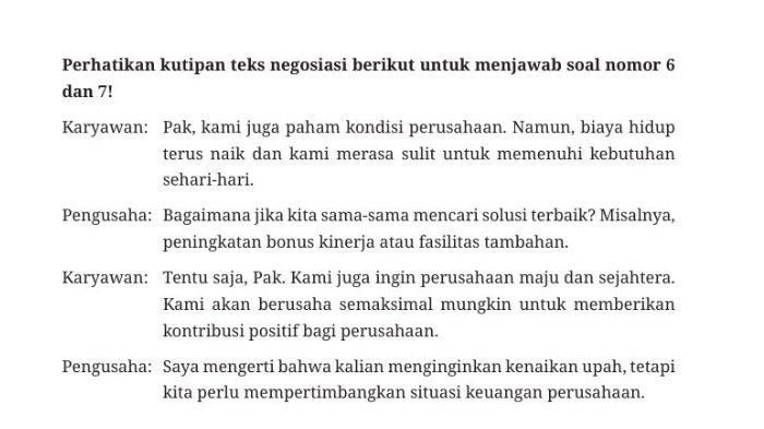 Kunci Jawaban Bahasa Indonesia Kelas 10, Urutan Dialog yang Tepat untuk ...