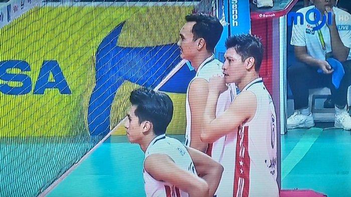 Farhan Halim & Fahry Septian Ngamuk, Timnas Voli Indonesia Samakan Kedudukan 1-1 Atas Thailand ...