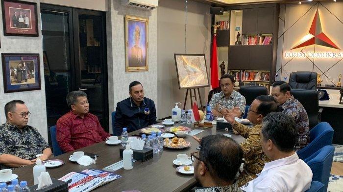 Hasil Pertemuan Anies Baswedan dan AHY di Kantor Demokrat, Siapa Jadi Cawapres? - Tribunbanten.com