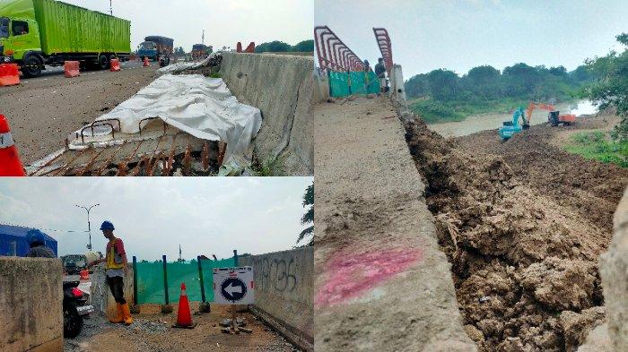 Concrete Barrier Tol Tangerang Merak Ruas Cikande-Serang Timur Ambruk ...