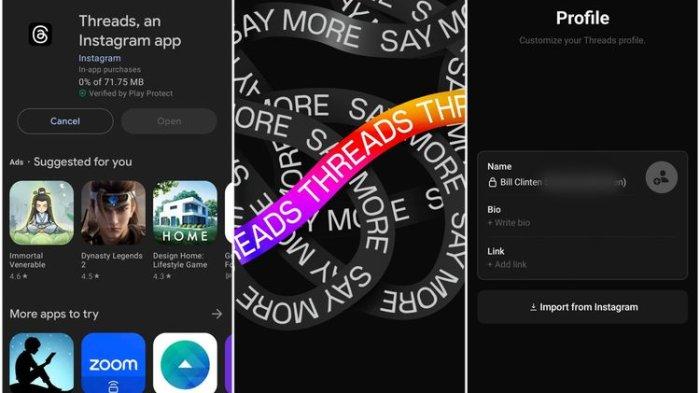Cara Download Threads Instagram di Android dan iPhone - Tribunbanten.com