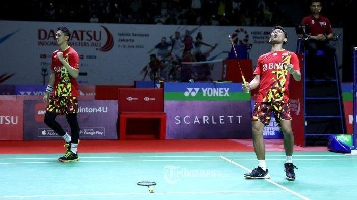 Fajar/Rian Buat Istora Bergemuruh, Indonesia Akhirnya Raih Satu Trofi Juara Indonesia Masters ...