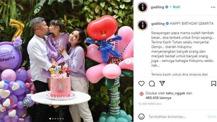 Potret Kompak Gading dan Gisel Rayakan Ulang Tahun Gempi ke-7: Doa Terbaik untuk Empi Sayang ...