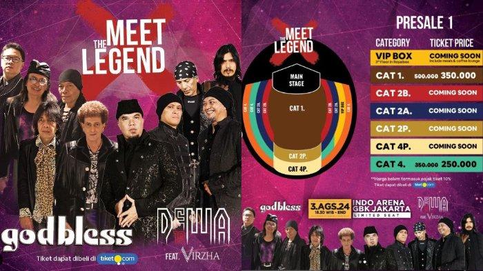 Duet Maut Band Rock God Bless dan Dewa 19 Bakal Guncang Indonesia Arena ...