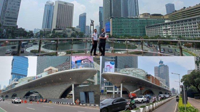 Ada di Jantung Kota Jakarta, Halte Transjakarta Bundaan HI Mirip Kapal ...