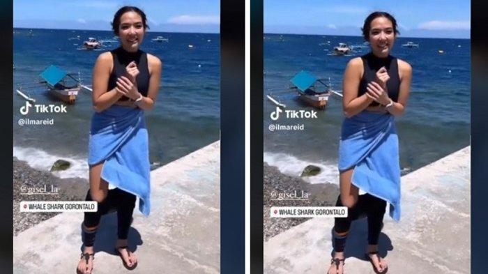 Terekam Momen Celana Gisel Melorot di Tepi Pantai setelah Diving, Eks Istri Gading Marten Cuek ...