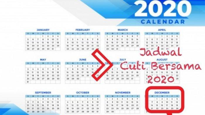 Catat, Ini Kalender Resmi dari Pemerintah: Jadwal Cuti Bersama pada ...